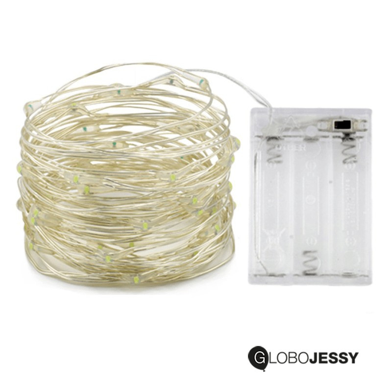 Luces led con pilas x 5mts