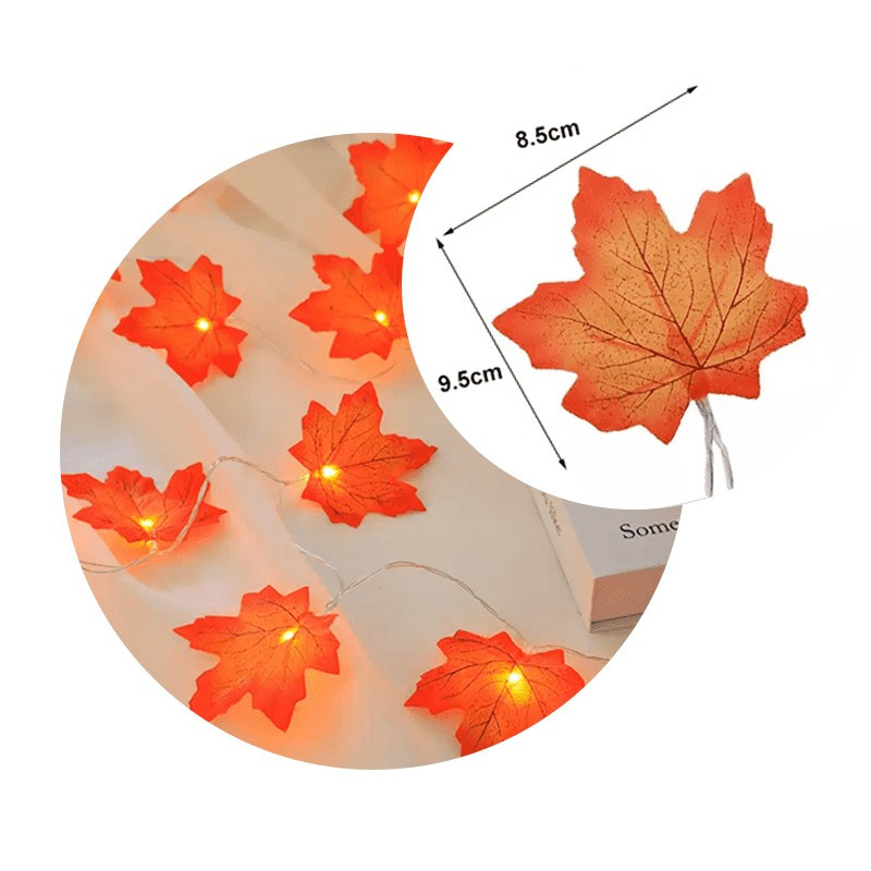 Luces Led lineales hojas Arce