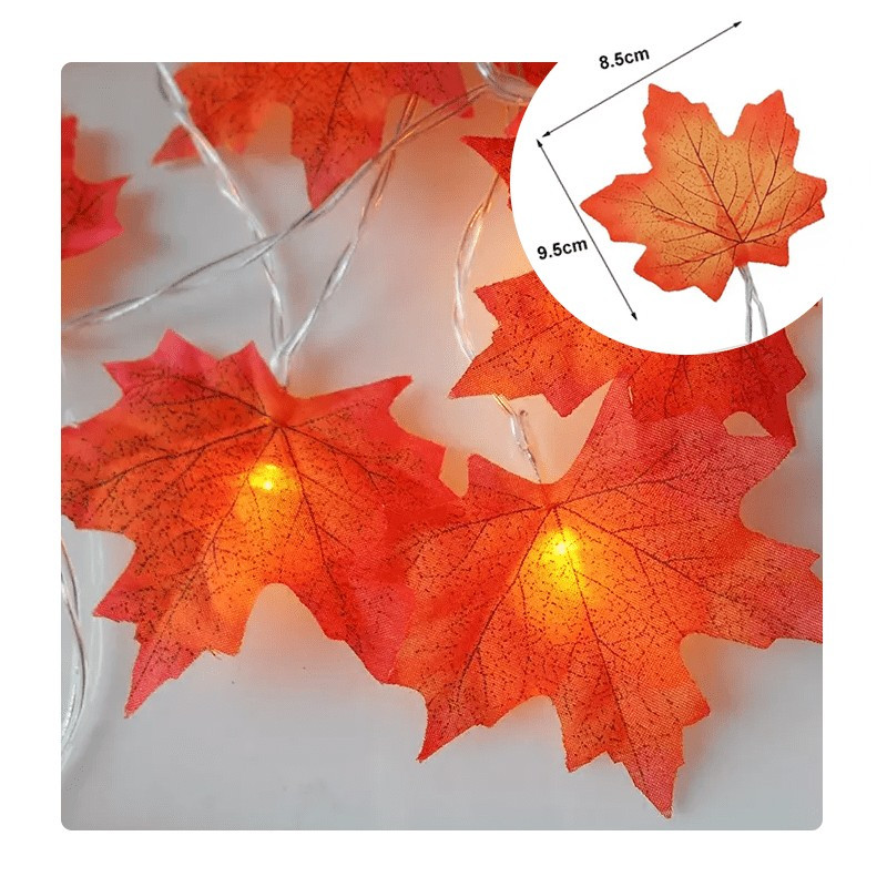 Luces Led lineales hojas Arce