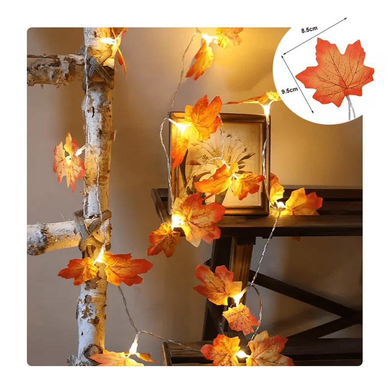 Luces Led lineales hojas Arce