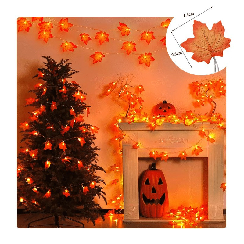 Luces Led lineales hojas Arce