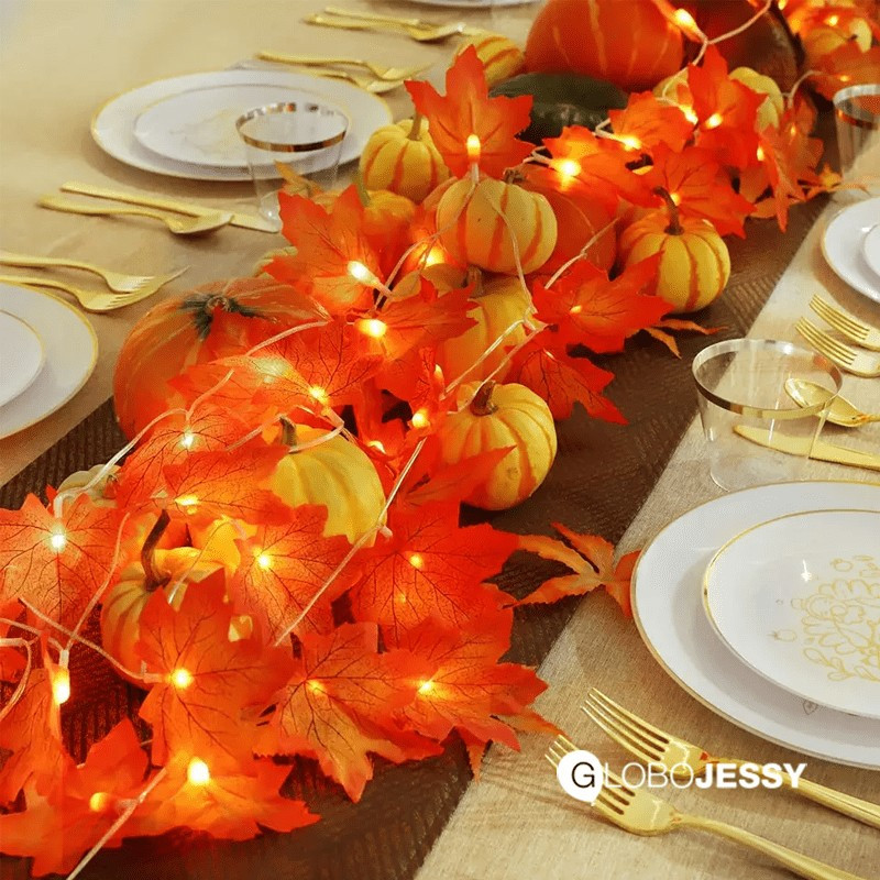 Luces Led lineales hojas Arce