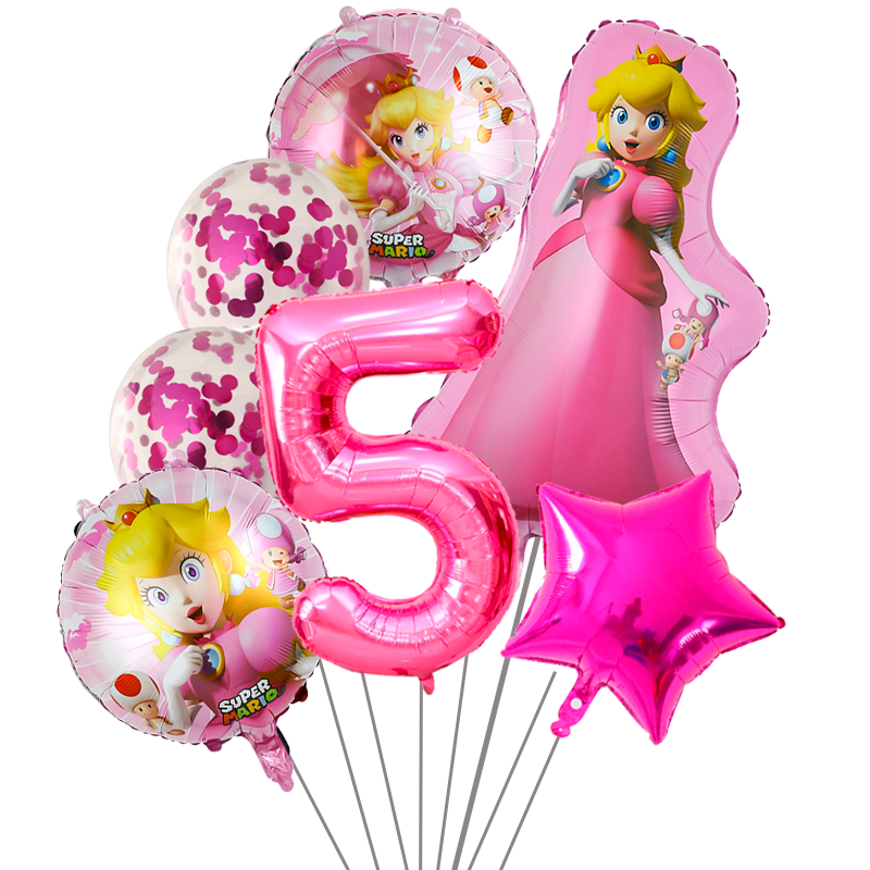 Set Princesa Peach con Número