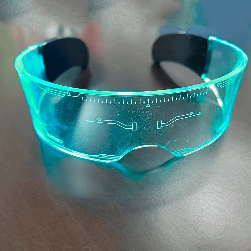 Lentes futurista Con Luces Led