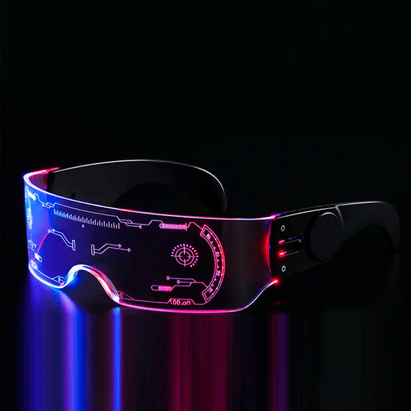 Lentes futurista Con Luces Led