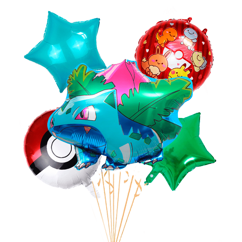 Pokemon Kit x 5 globos
