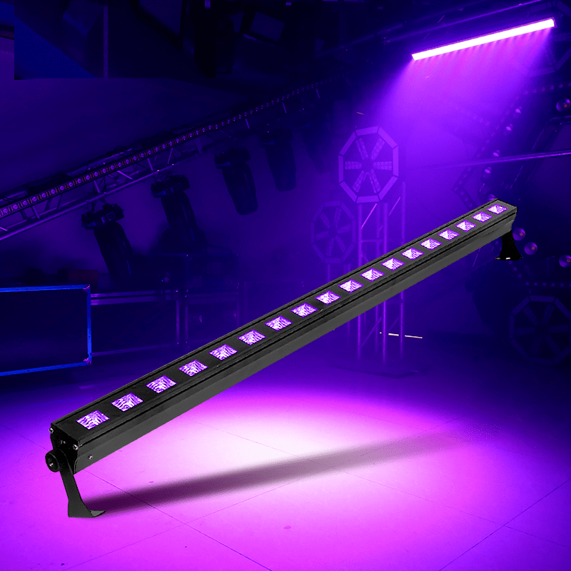 Barra de Luz UV de 1 mt con 18 leds x 3w